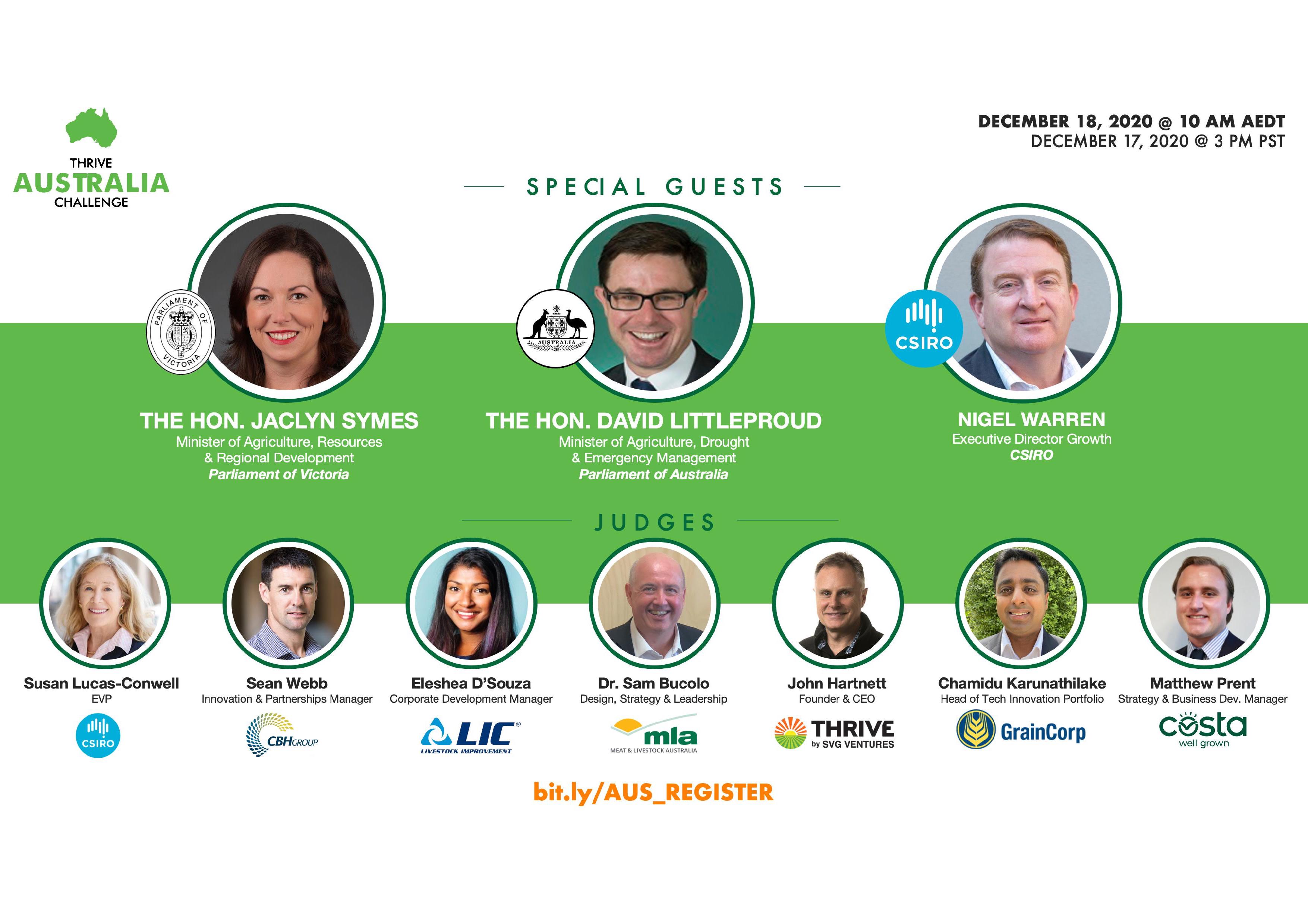 THRIVE Australia Challenge start-up finalists – AgReads®